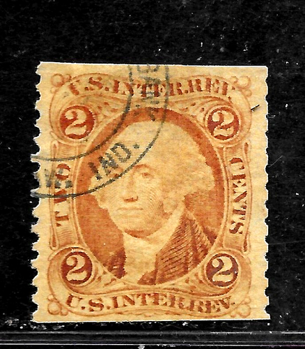 HICK GIRL-OLD USED U.S. DOCUMENTARY SC#R14 U.S. INTERNAL REVENUE X6124 ...