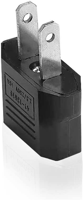 ADAPTER PIN FOR USING EUROPEAN EQUIPMENT IN USA ADAPTER PLUG EU TO ...