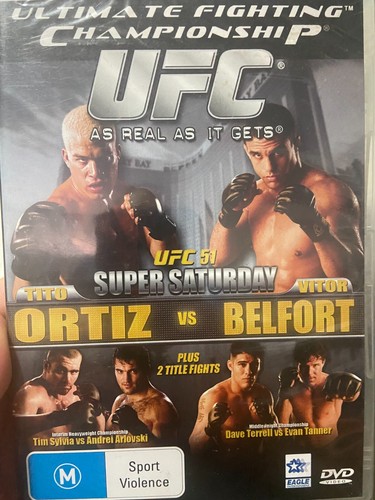 Ultimate Fighting Championship UFC 51 NEW/sealed region 4 DVD (sport ...