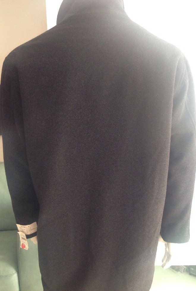 Sarar Men's Charcoal Gray Wool Coat Jacket Size Large | eBay