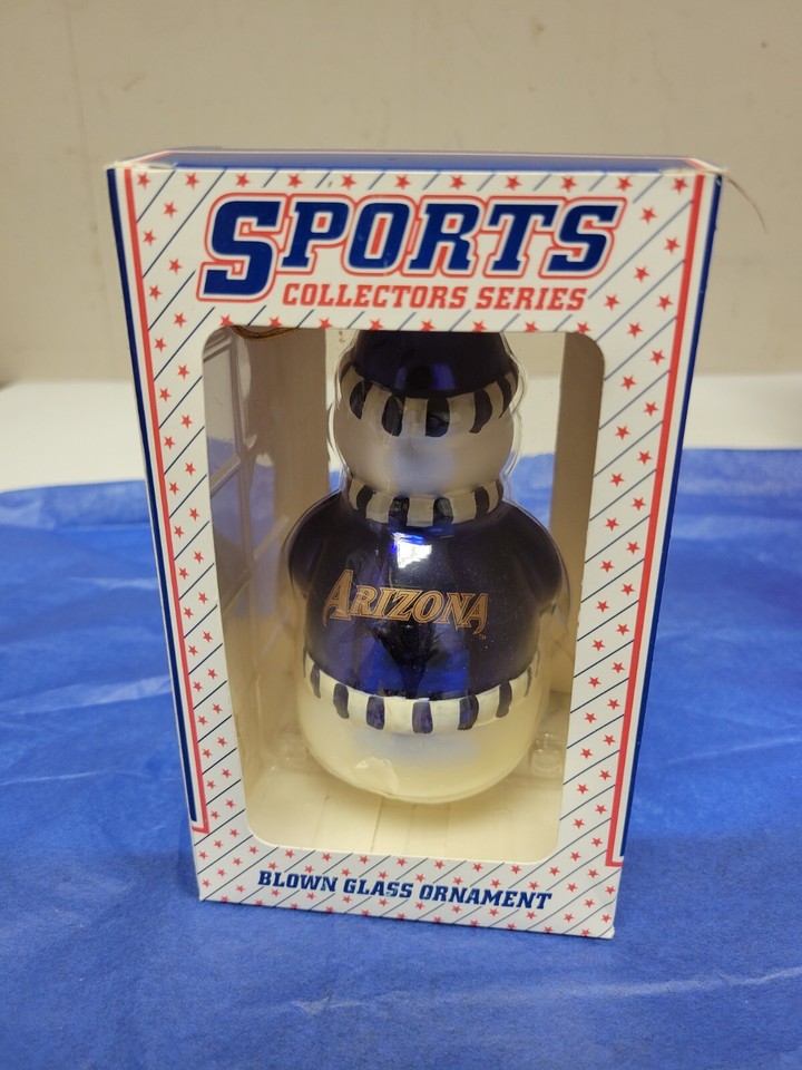 Arizona Diamondbacks Blown Glass Christmas Ornament • Sports Collectors ...