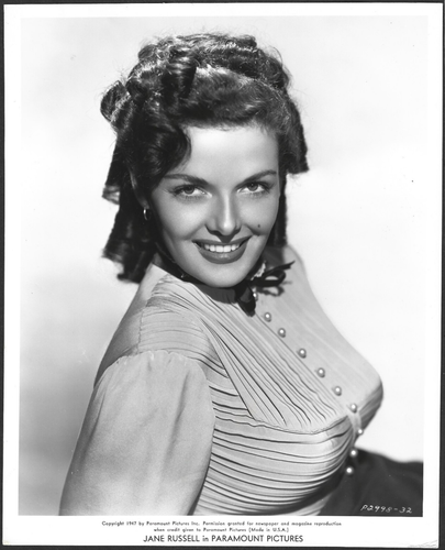 HOLLYWOOD JANE RUSSELL ACTRESS STUNNING 1947 VINTAGE ORIGINAL PARAMOUNT ...