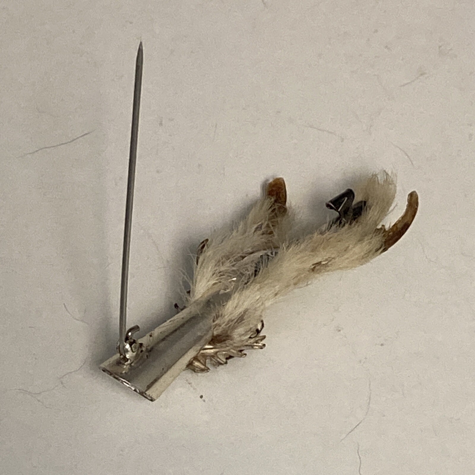 Grouse Foot Claw Lucky Charm Pin Sterling Silver Scot… - Gem