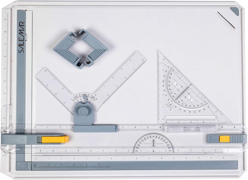 Premium A3 Drafting Table with Inch Scale - Perfect for Architects ...