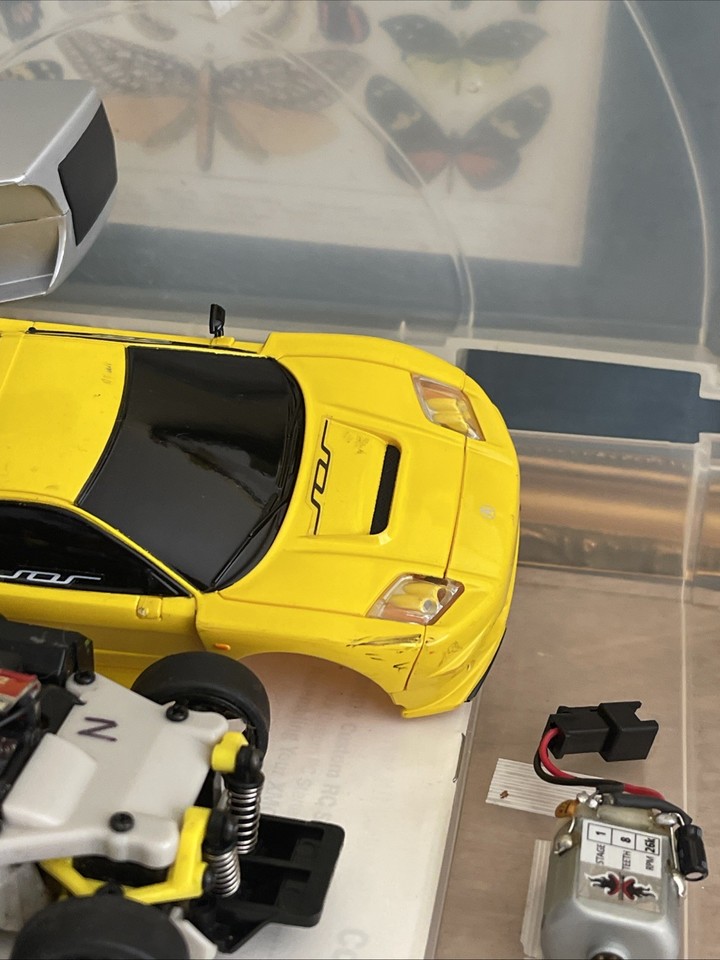 Vintage Xmods Acura Honda NSX Yellow Stock RC Car ~ READ ~ BEING SOLD ...