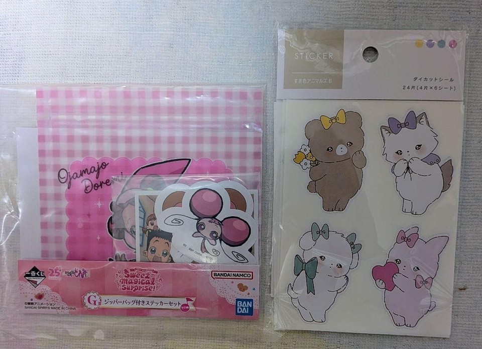 Chikawa Verie Sanrio Ojamajo Doremi Disney Memo Pad Seal Stickers Book ...
