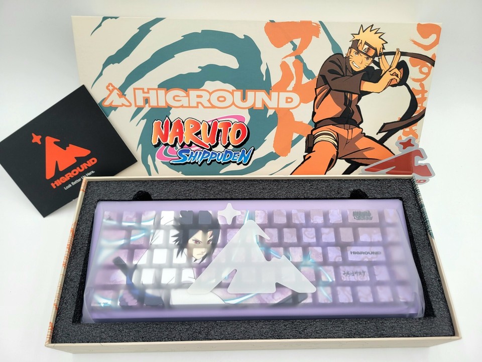 Naruto x Higround SUMMIT 65 Gaming Keyboard - Sasuke NEW IN BOX | eBay