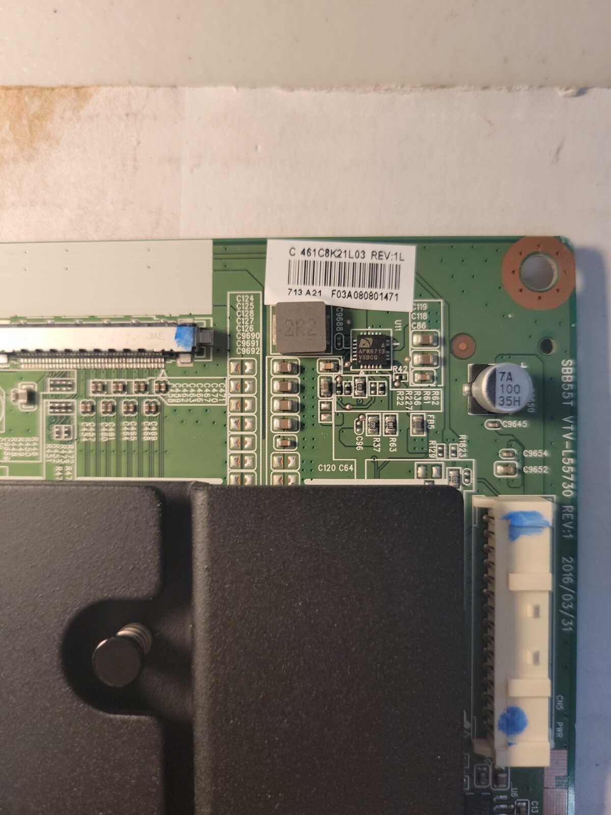 TOSHIBA 49L621U MAIN BOARD PN: 461C8K21L03 BN: 431C8K21L03 | eBay