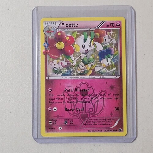 Pokemon TCG Card Floette RC18/RC32 Holo Uncommon Radiant Collection ...