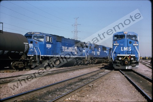 Original Slide Conrail CR 5539 EMD SD60M LMS 700 GE C40-8W Proviso ILL 11-1994 | eBay