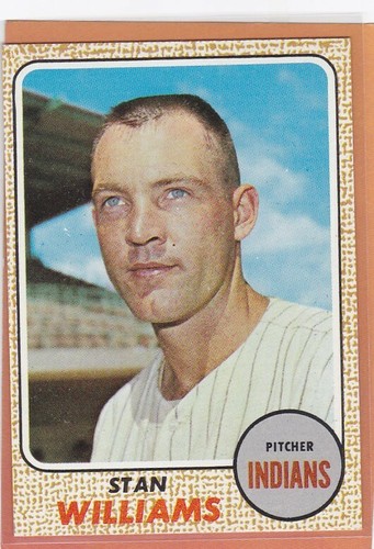 1968 TOPPS BASEBALL STAN WILLIAMS #54 INDIANS NMMT *78324 | eBay