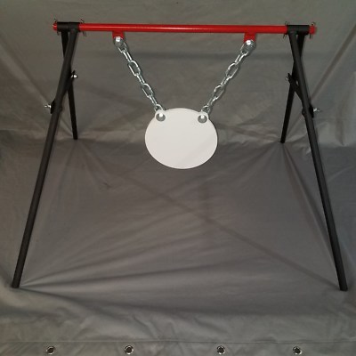 AR500 STEEL 10'' X 3/8'' Gong Target Stand Rifle Pistol Shooting Metal ...