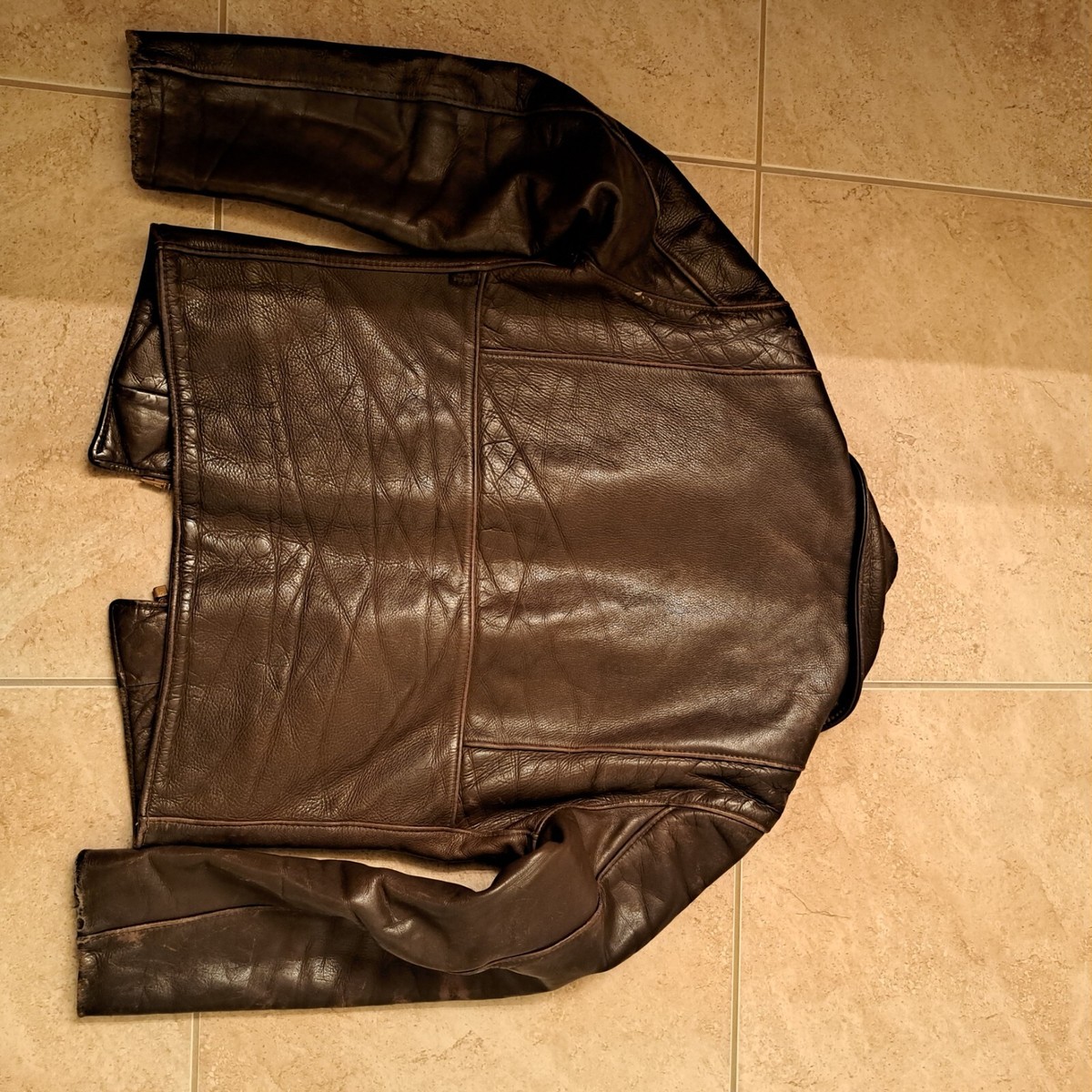 JUST LEATHER SAN JOSE CALIFORNIA Motorcycle Jacket RARE AND JUST LEATHER SAN JOSE CALIFORNIA Motorcycle Jacket RARE AND