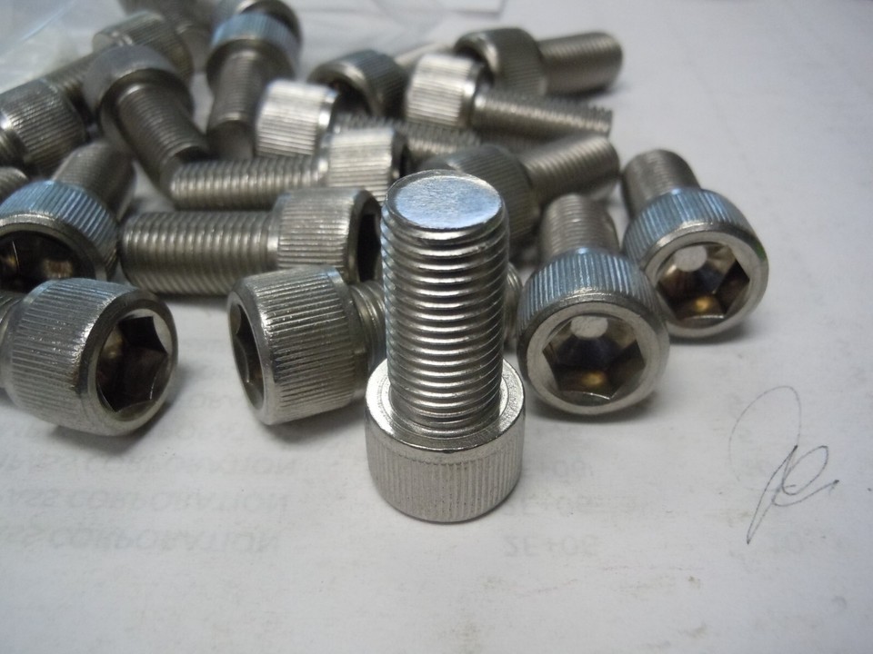 7/16"-20 x 7/8" ASTM F837 Hex Drive 18-8 SS Socket Cap Screw QTY 20 | eBay
