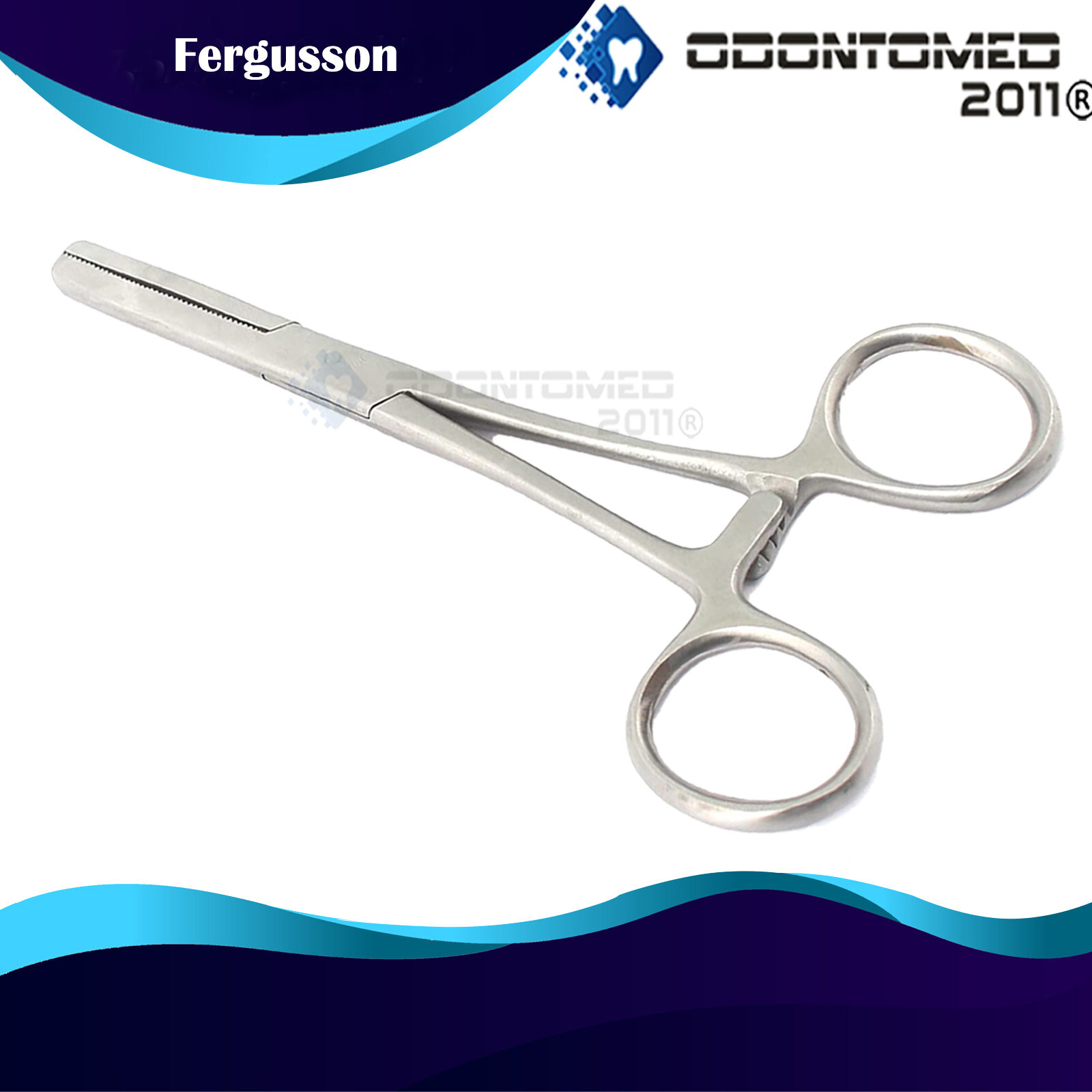 FERGUSON ANGIOTRIBE Forceps 6.5'' Straight / Curved Surgical Veterinary ...