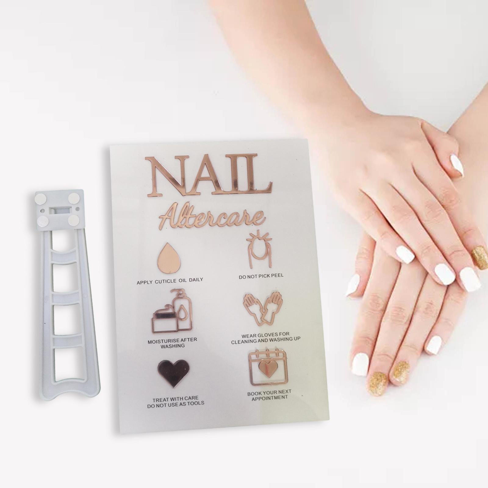 Nail Sample Display Board Irregular Large Size Display Stand Manicure ...