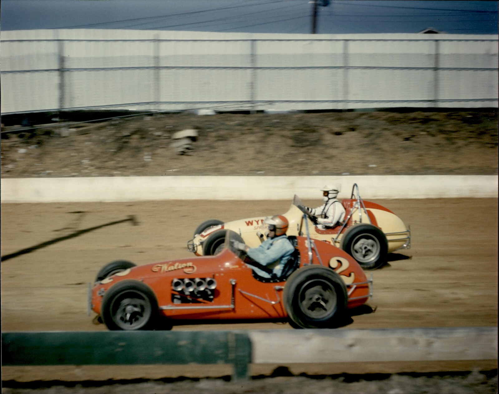 Apr. 1965 Reading PA Jud Larson Don Branson Racing Photo 8X10 Print | eBay