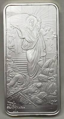 10oz Silver Shield Jesus Clears the Temple BU .999 Fine Silver Bar | eBay