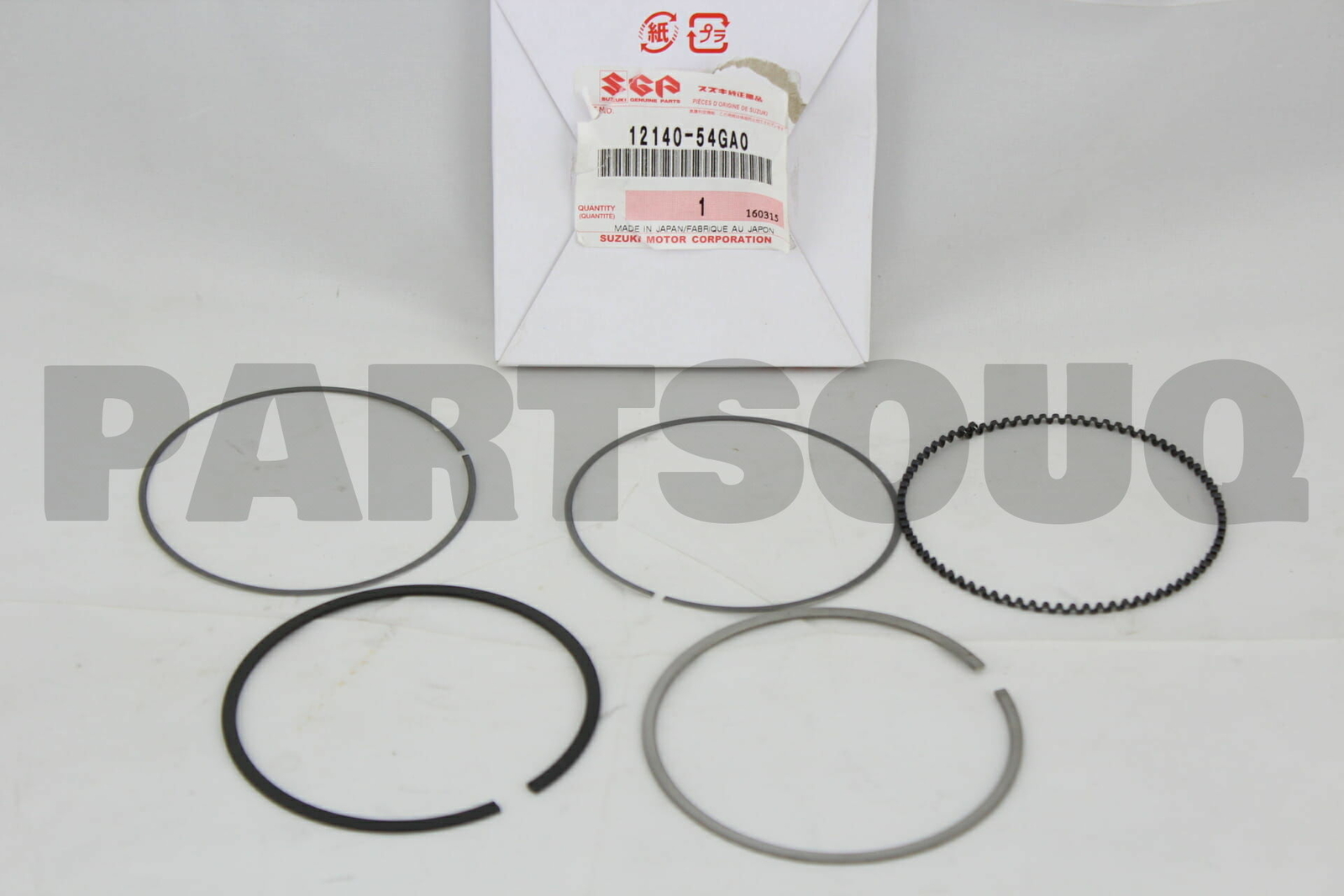 1214054GA0 Genuine Suzuki RING SET, PISTON (STD) 12140-54GA0 | eBay