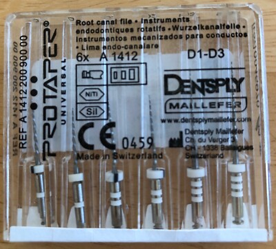 Dentsply ProTaper Universal Rotary Retreatment Files Assorted Pack D1 ...