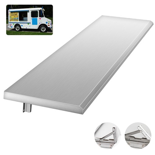 Concession Window Shelf Stand Folding Stainless Steel Food Trailer ...