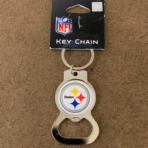 NFL Pittsburgh Steelers Football Logo Bottle Opener Key Chain NWT | eBay