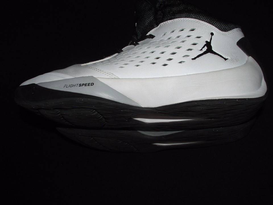 Nike Flywire Flightspeed Rising High White Black Jordan 768931-107 Men ...