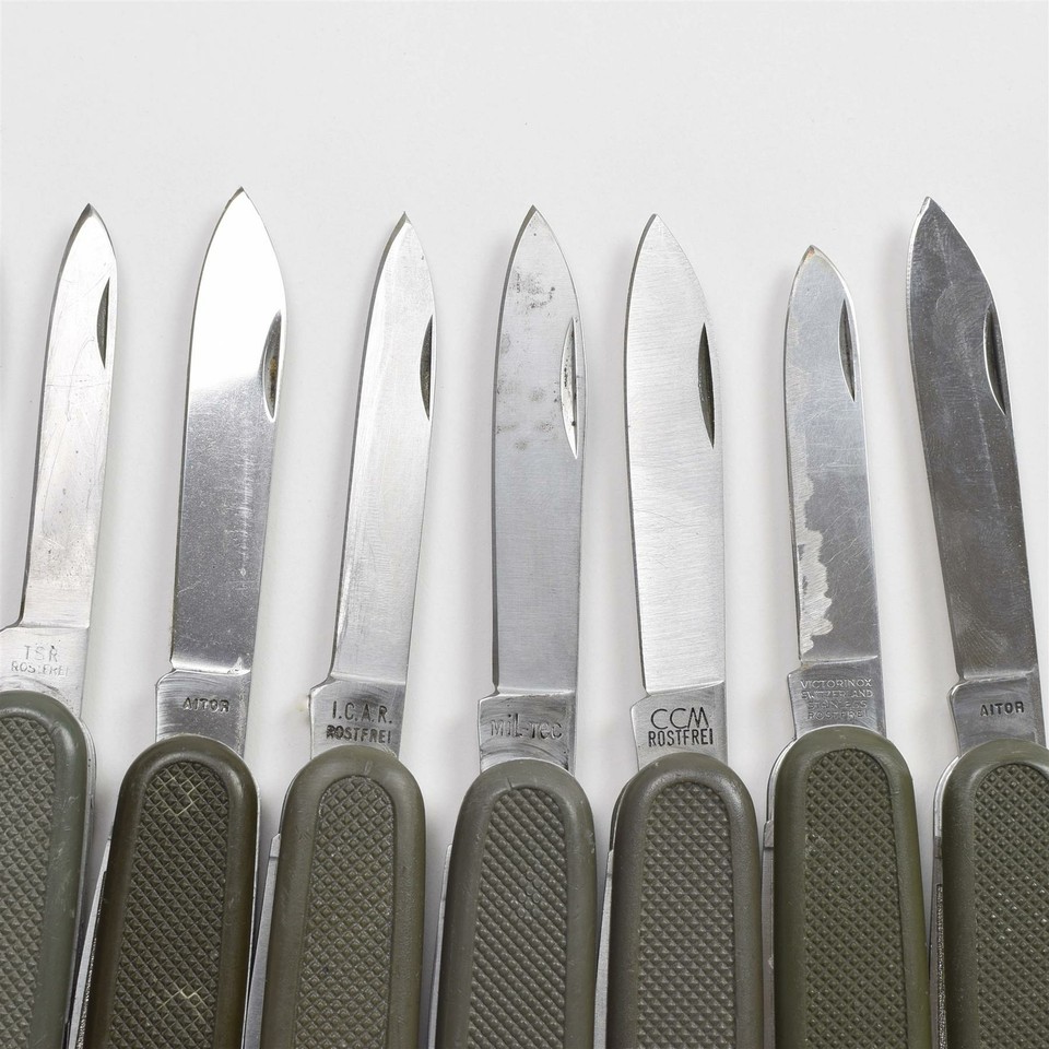 Genuine German army pocket folding knife Old style Bundeswehr military ...