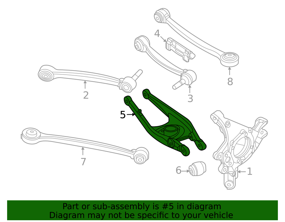 Genuine BMW Lower Control Arm 33-32-2-284-533 | eBay