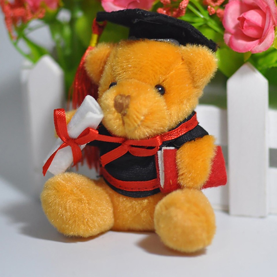 4pcs Graduation Bear Decoration Stuffed Bear Doll Graduation Plush Doll ...