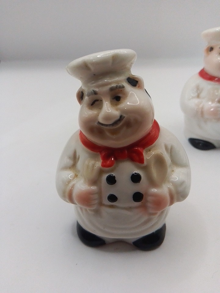 Vintage Italian Fat Chef Salt And Pepper Shakers | eBay