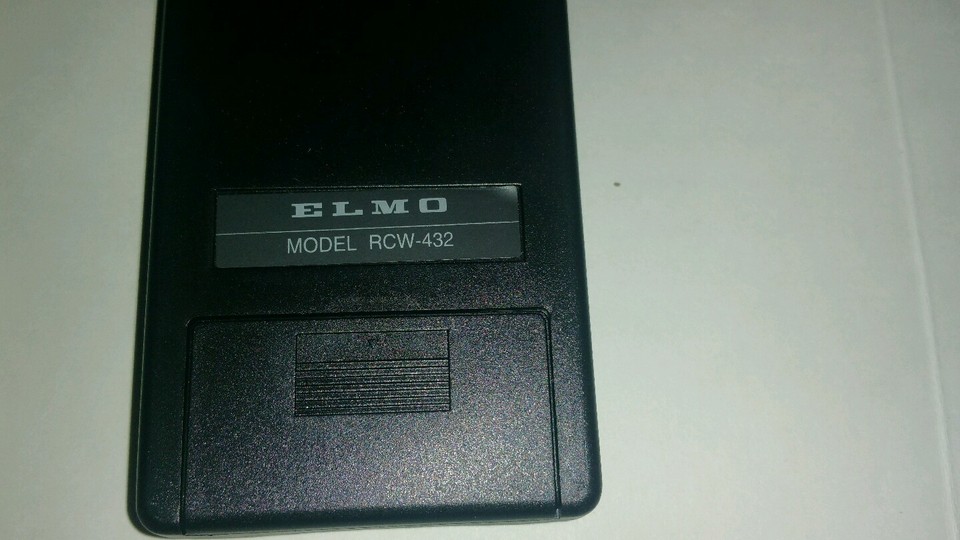 Elmo control remote model rcw-432 for proyector hv-3000xg with manual ...