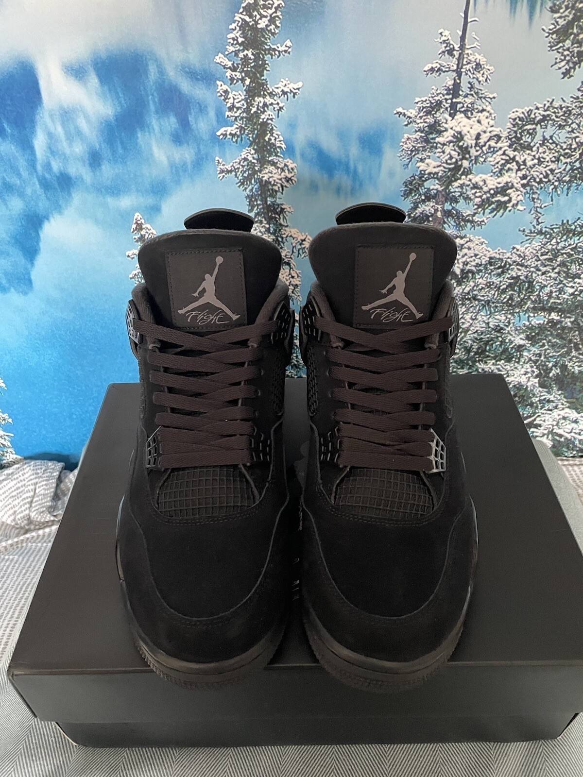 Size 11 - Jordan 4 Retro Mid Black Cat *ASK FOR RECEIPT* | eBay UK