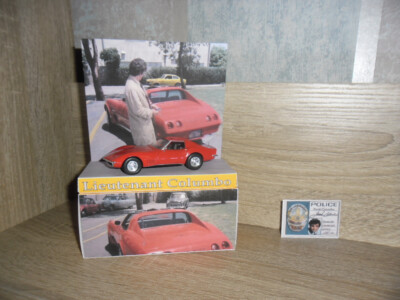 COLUMBO PETER FALK CORVETTE C 4 MOVIE CAR CODE 3 WITH FIGURE AND BOX ...