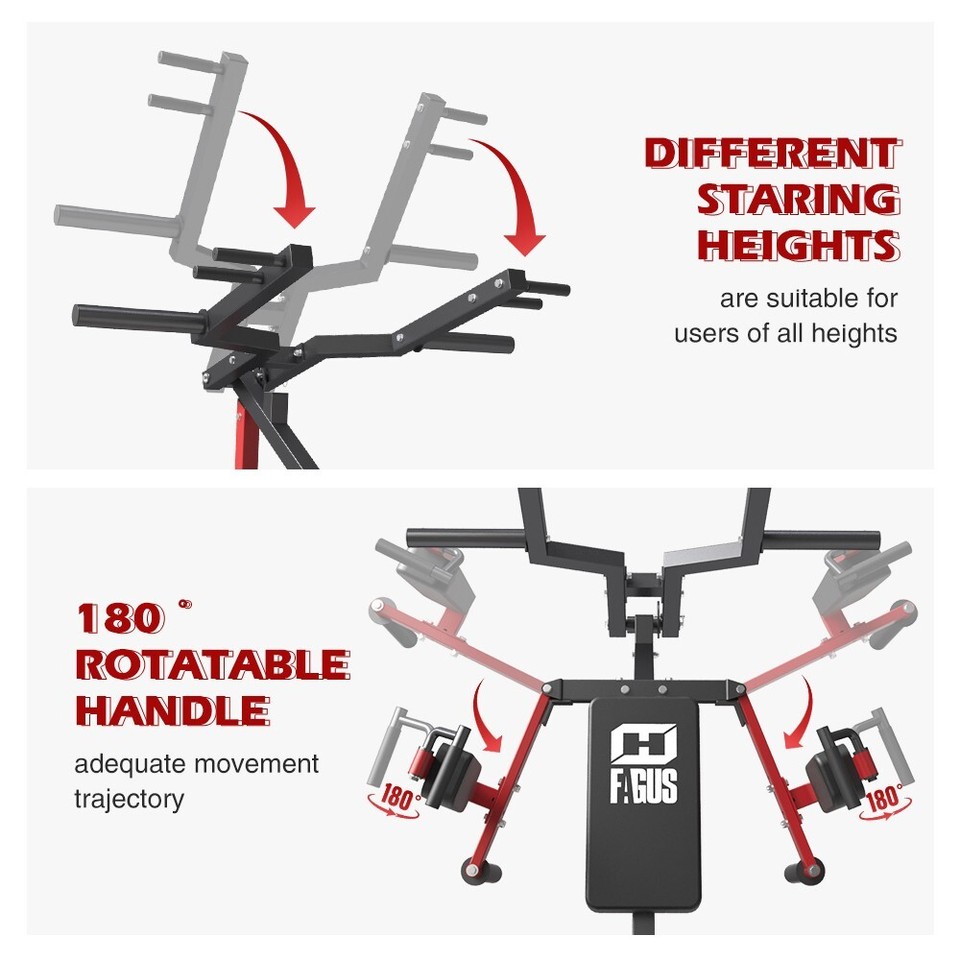 FAGUS Adjustable Deltoid and Shoulder Press Delt Machine For Upper Body ...