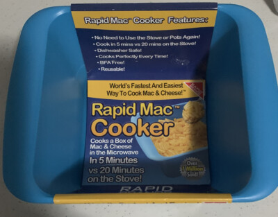 New Rapid Mac Cooker- Microwave Boxed Macaroni and Cheese in 5 Minutes ...