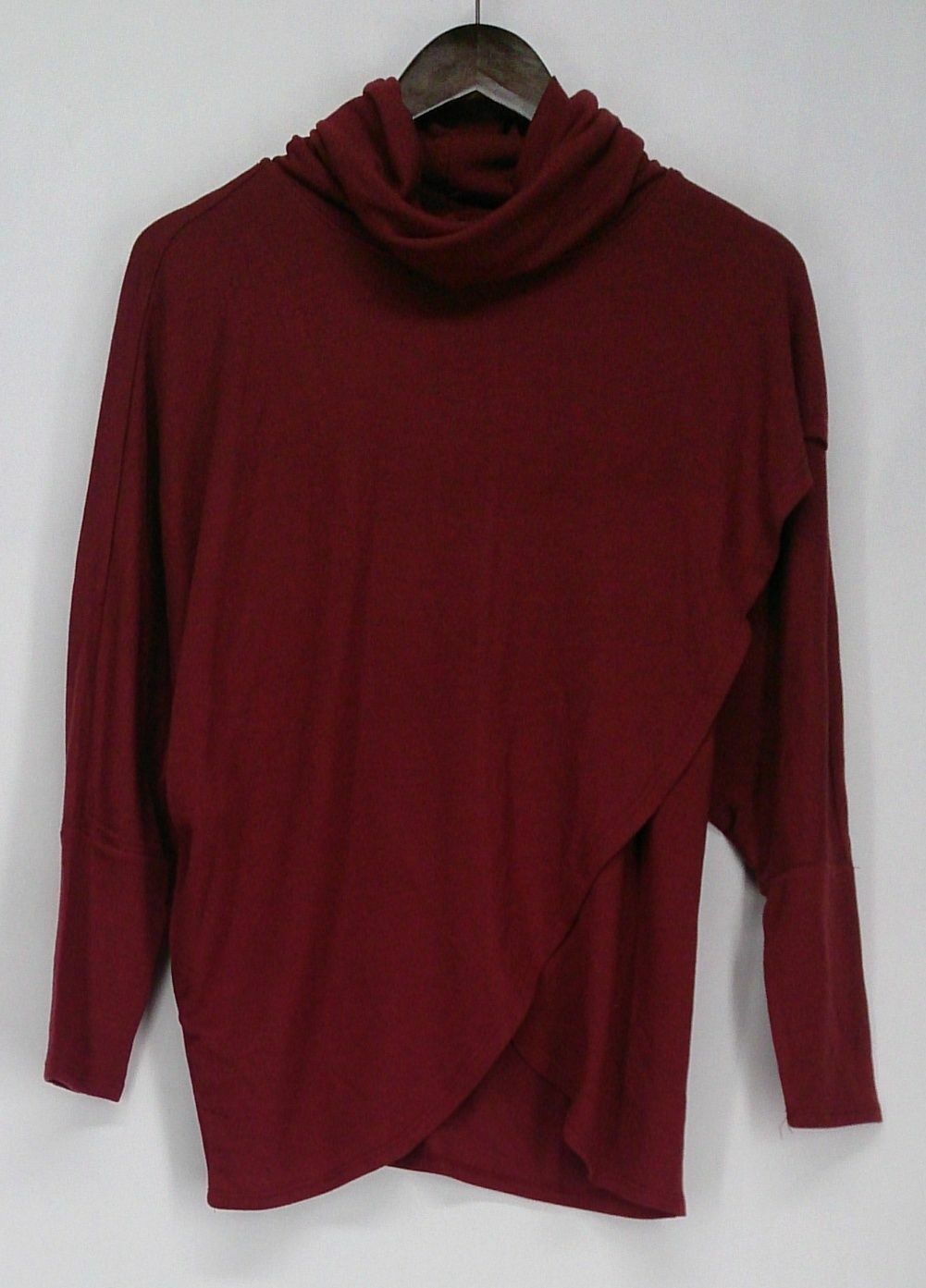 New Kate And Mallory® Stretch Rayon Dolman Sleeved Tulip Wrap Knit