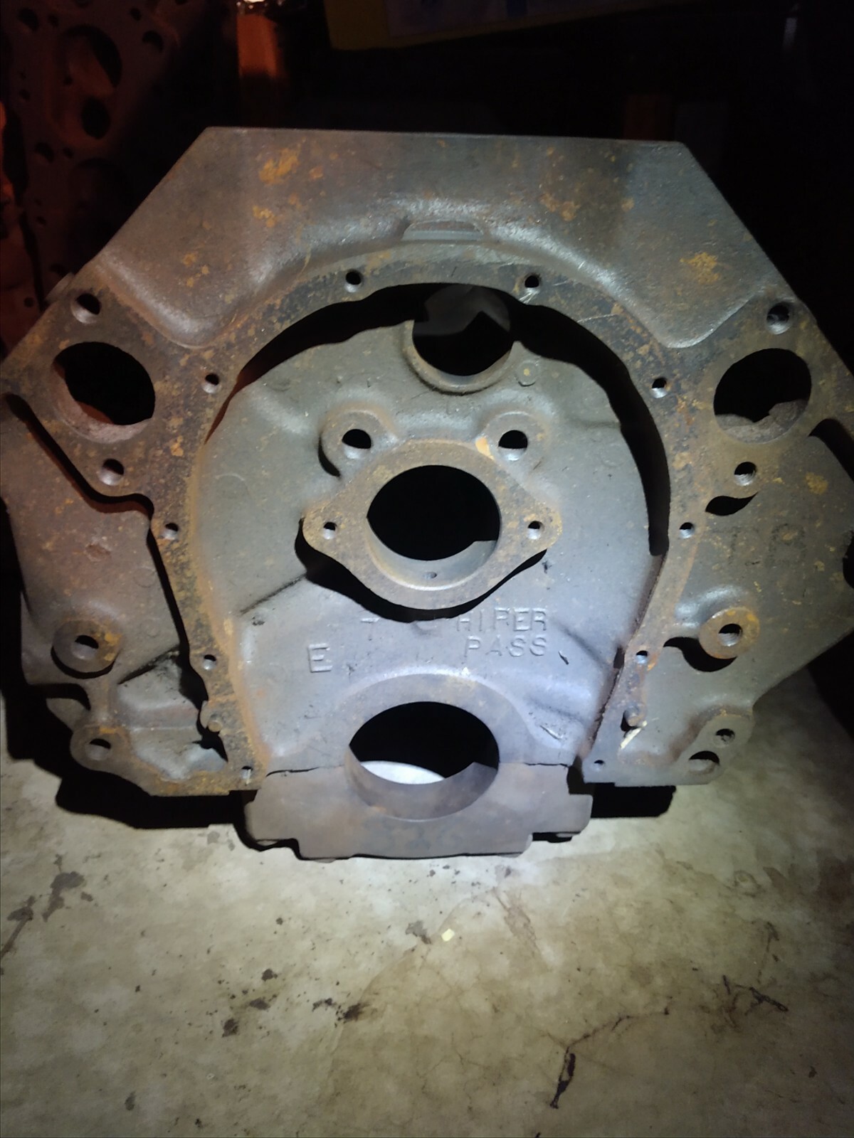 1969 427 Chev .030 4 Bolt Main Block Decked w/Steel Crank Included Date ...