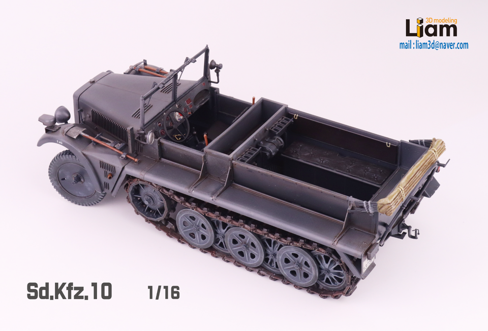 1/16 scale Sd.Kfz.10 German WWII 3d printed kit | eBay