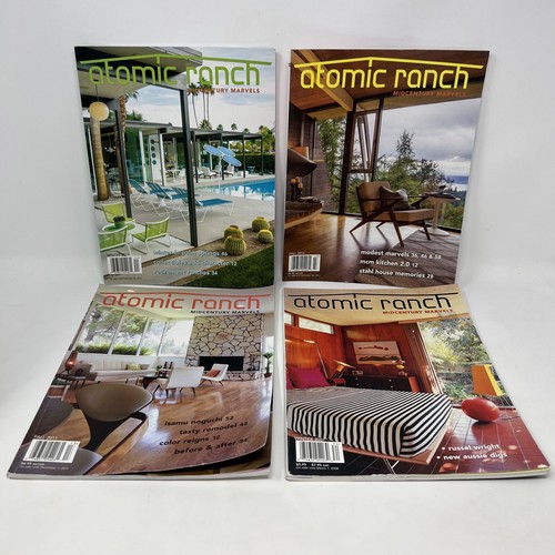 ATOMIC RANCH Mid Century Marvels Magazines Fall Winter 2014 2007 Fall 2011 | eBay