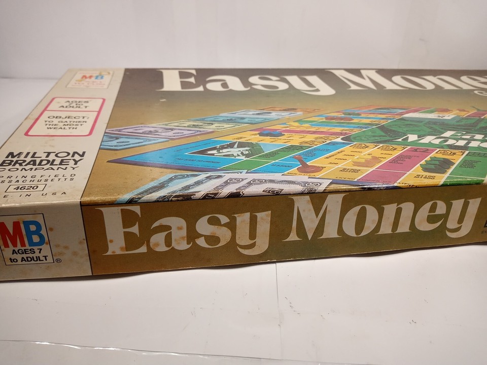Vintage Easy Money Board Game (1974, Milton Bradley) Complete | eBay