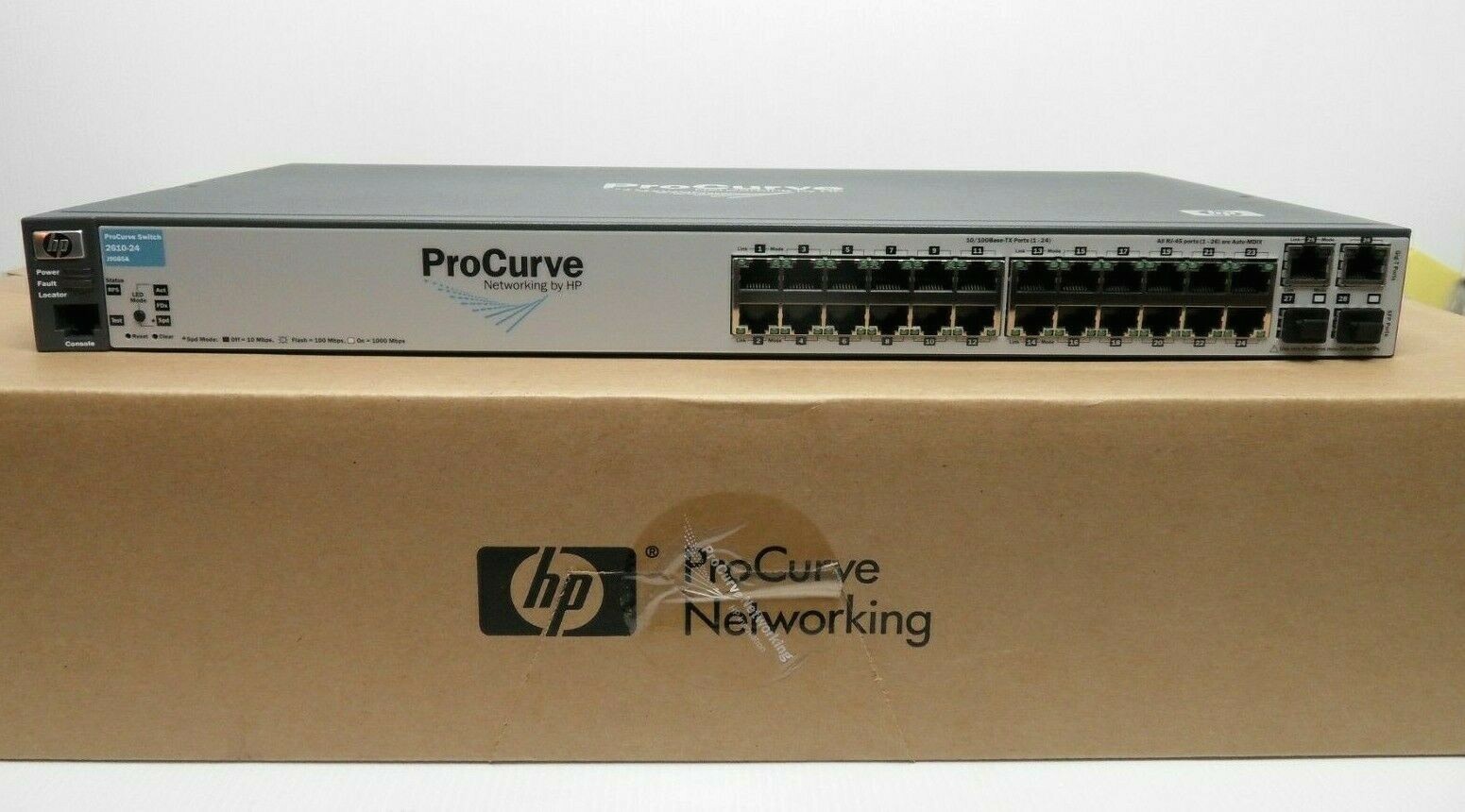 HP ProCurve 2610-24 Port Managed Switch 10/100 Fast Ethernet NEW IN BOX ...