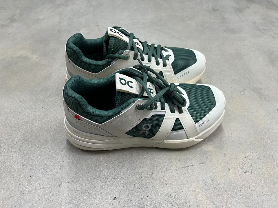 On The Roger Wmn's Clubhouse Pro Ivory Evergreen Tennis Shoes ...