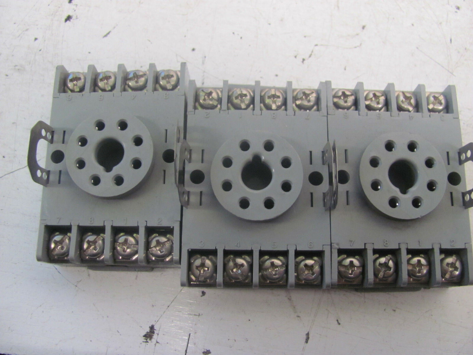 LOT OF (3) POTTER & BRUMFIELD 27E891 RELAY BASES | eBay