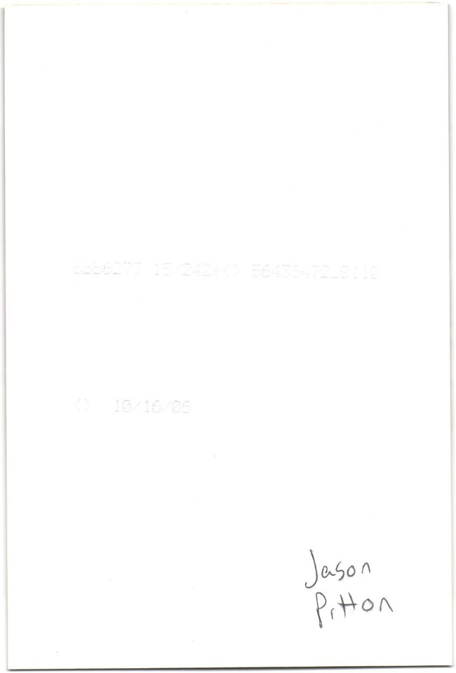 Jason Pitton Autographed 4x6 Color Photo Soo Greyhounds #17 A | eBay