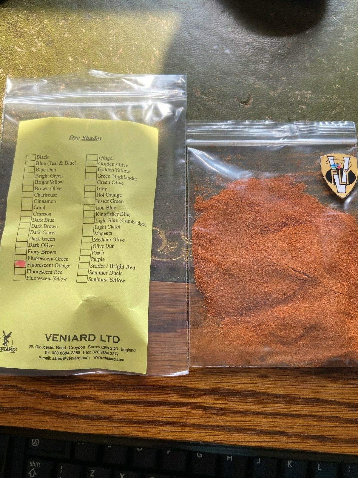 Veniard Special Dye for Fly Tyers Feathers & Furs in 40 Shades Fly ...