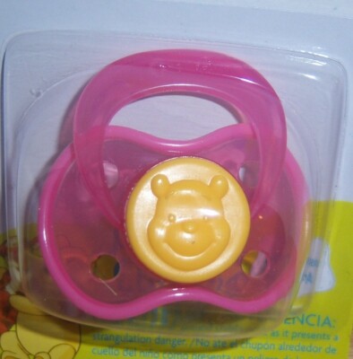 New Pink Walt Disney Winnie the Pooh Pacifier, Baby Shower | eBay