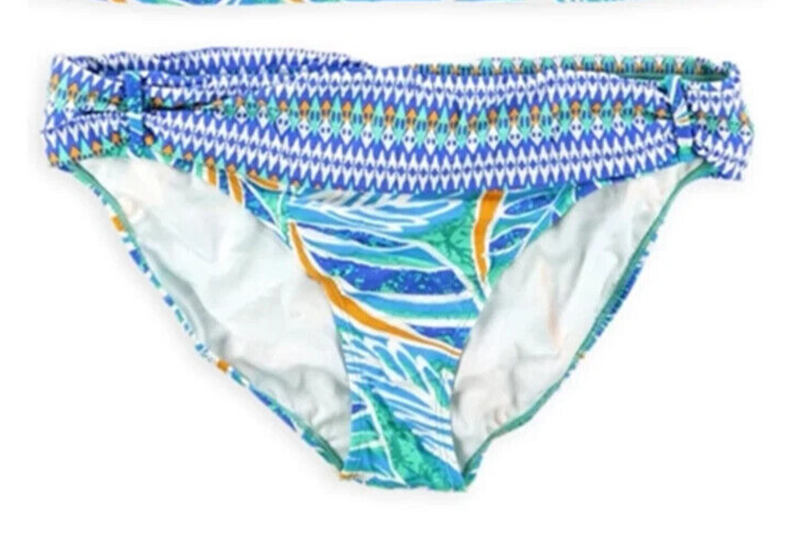 Island Escape Womens Tiki Belted Bandini Bikini Bottom Size 10 | eBay