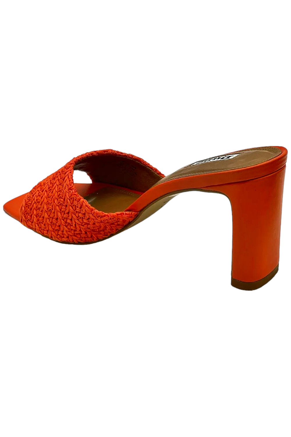 Dune London Woven Heeled Mules March Orange | eBay