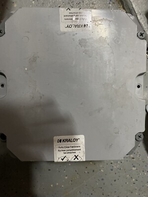 Kraloy PVC Junction Box Enclosure .. Cat# JBX884 .. VQ-30 Missing Piece ...